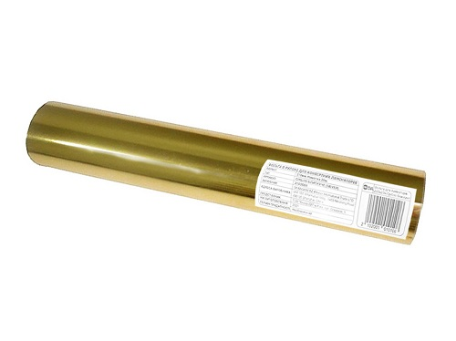 Купить фольга золото для ламинирования, 210мм, 20 метров 2102004 купить ...